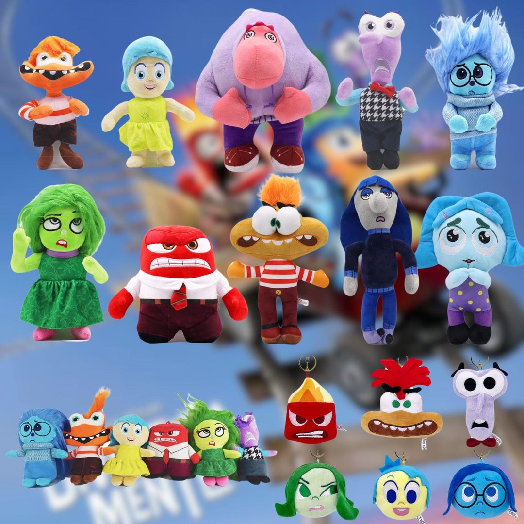 Inside Out,inside Out Dolls,game Co-branded Toys,disney Dolls ...