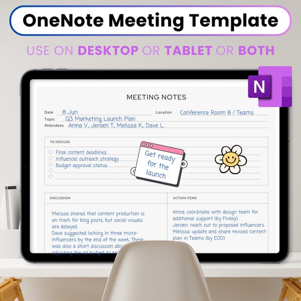Onenote Templates - Etsy