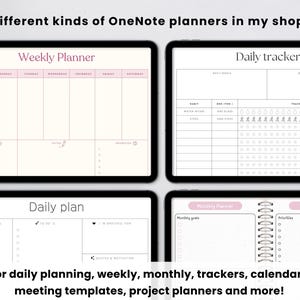 Onenote Calendar 2025 Template With Stickers (digital Download) - Etsy