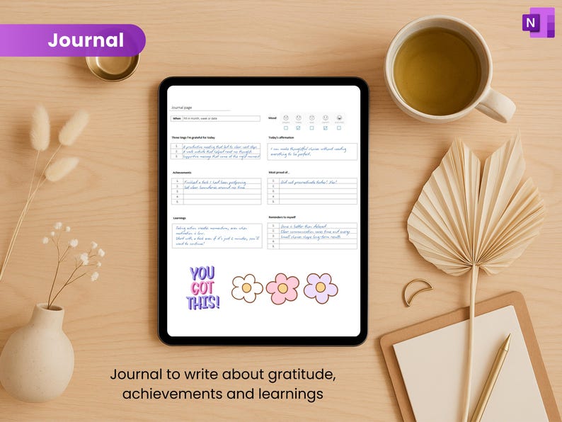 Onenote Template 2026 - 2027, Fully Hyperlinked, Sunday Week Start ...
