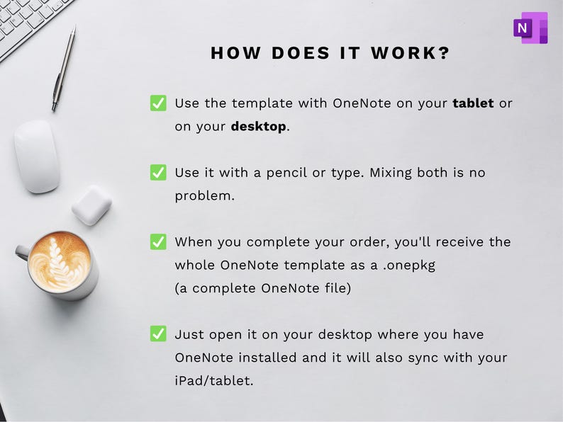 Onenote Planner 2026 Professional One Note Template, Hyperlinked ...