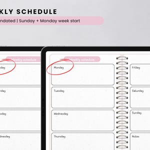 Onenote Planner 2025, Undated, Onenote Template, Onenote Calendar ...