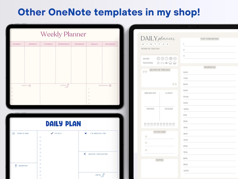 Onenote Kanban Board Template, Task List (digital Download) - Etsy