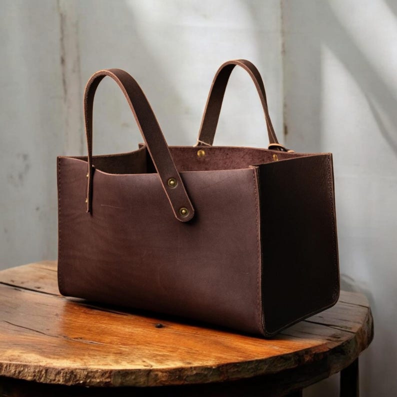 Leather Tool Bag Organizer, Handmade Tool Pouch , Leather Wrench Holder ...