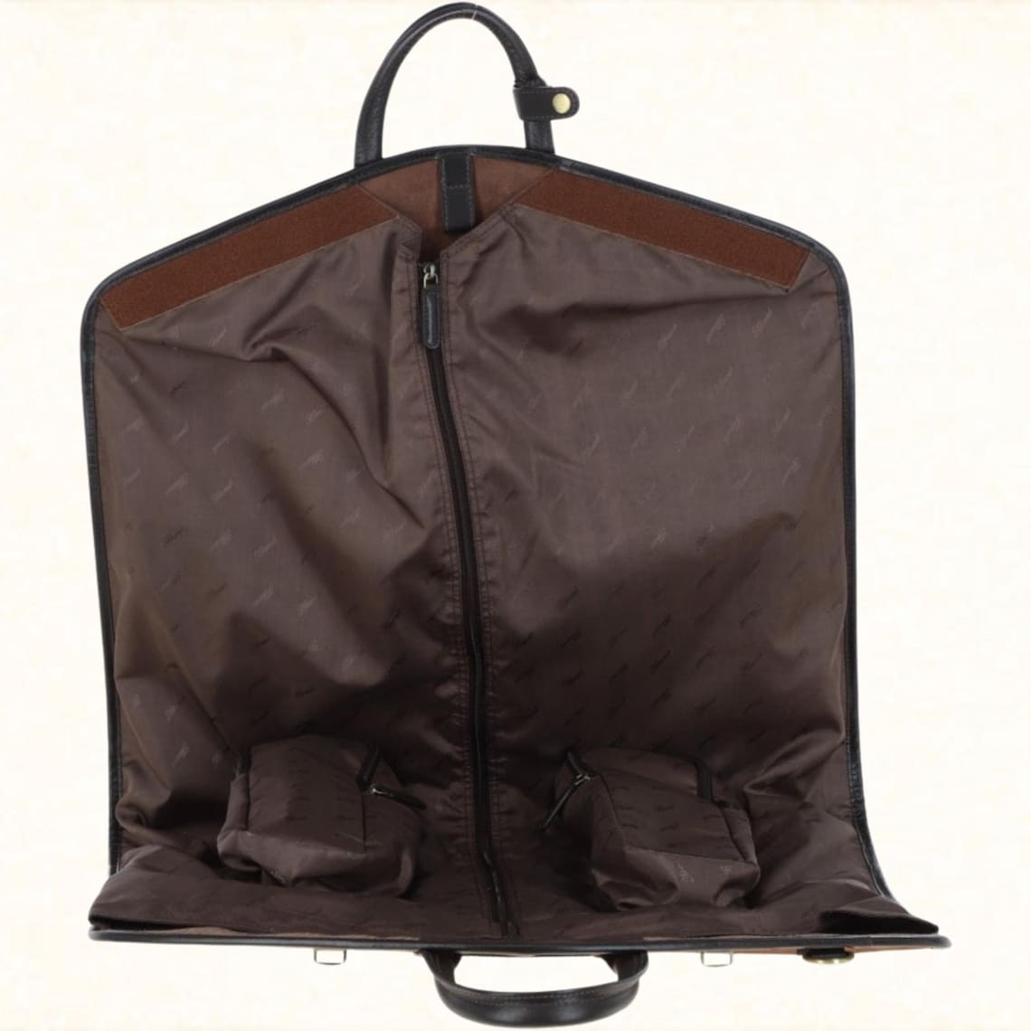 Leather Suit Carrier,travel Suit Bag, Hanging Garment Bag, Leather Suit ...