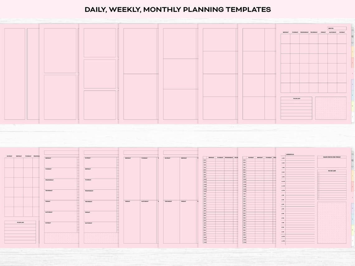 Digital Notebook, Goodnotes Notebook, Pastel Paper, Student Notetaking ...