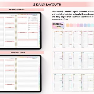 Undated Digital Planner, Goodnotes Planner, Daily Cute Planner, iPad ...