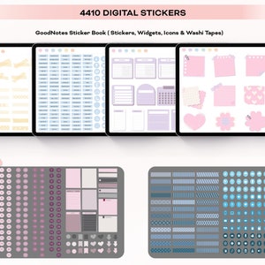 Undated Digital Planner, Goodnotes Planner, Daily Cute Planner, iPad ...