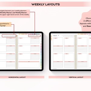 Undated Digital Planner, Goodnotes Planner, Daily Cute Planner, iPad ...
