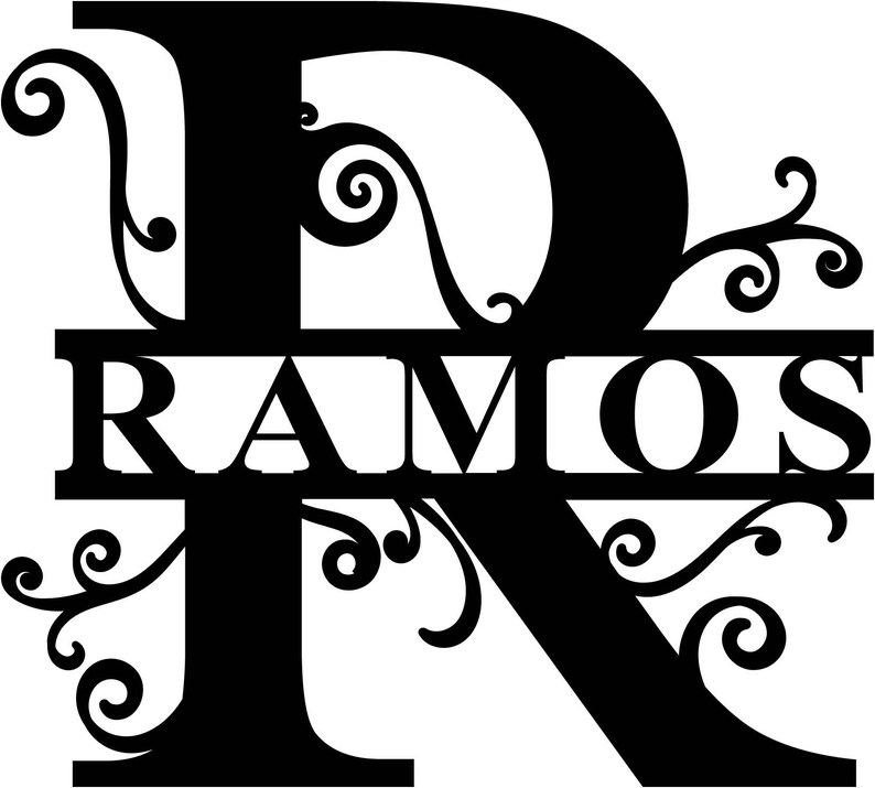 Ramos SVG Monogram Digital Download Only No Physical Product Great for ...