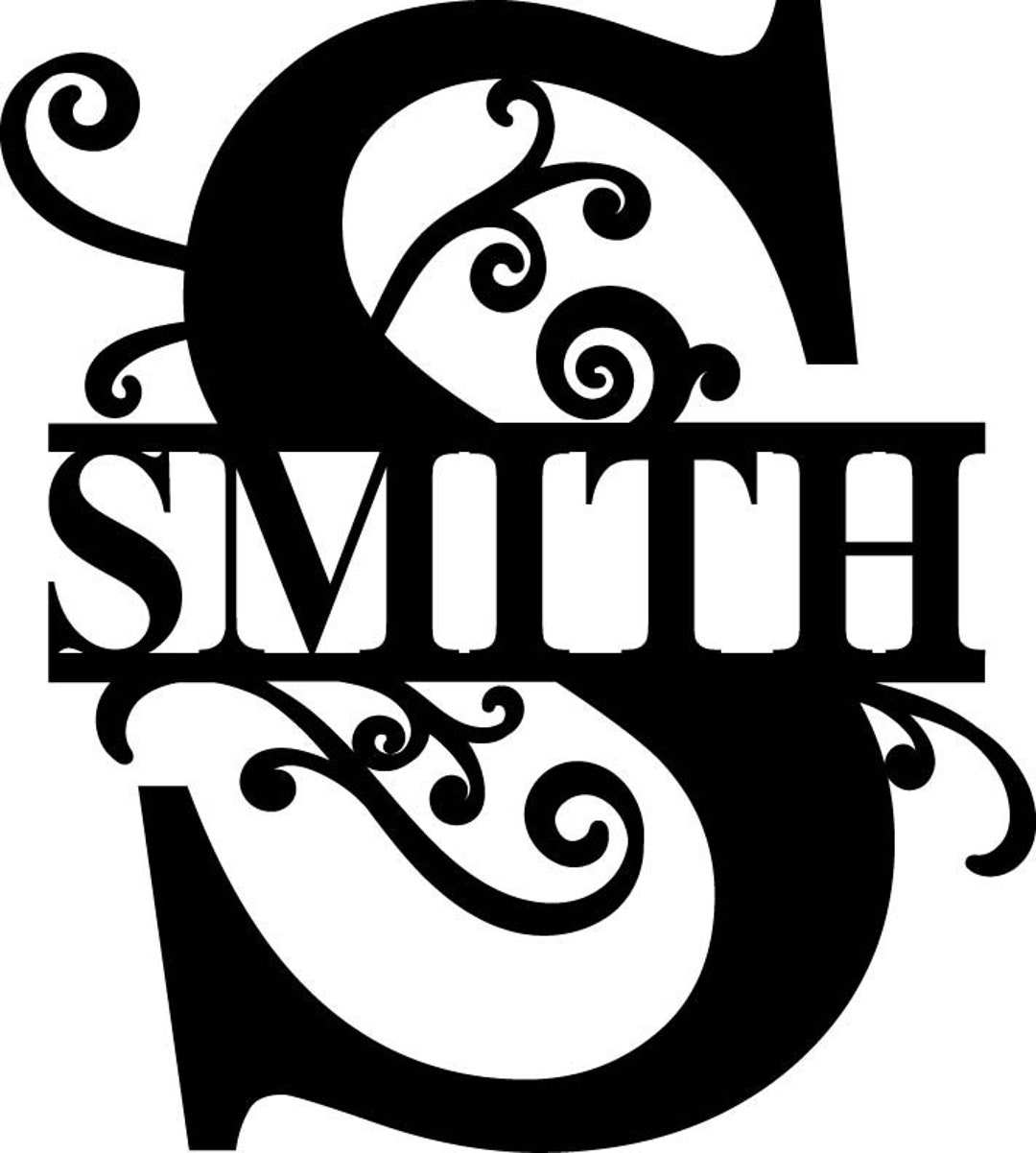 Smith SVG Monogram - Digital Download Only - No Physical Product ...