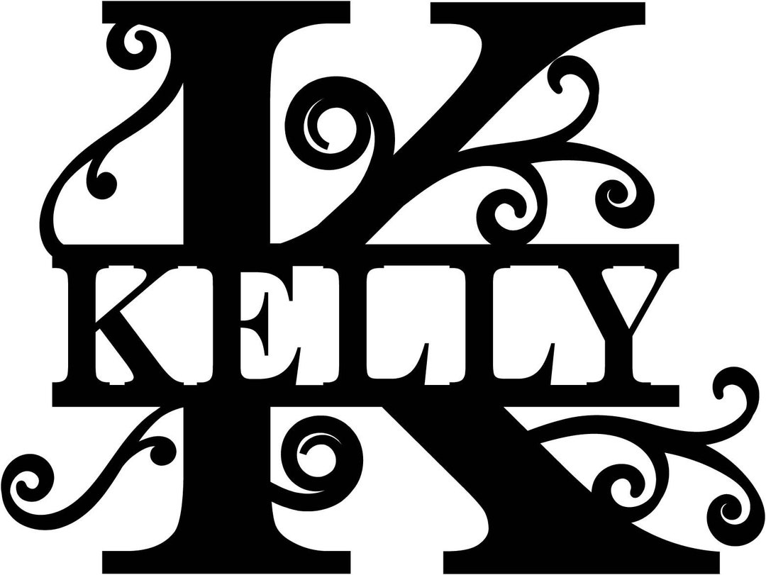 Kelly SVG Monogram Digital Download Only No Physical Product Great for ...