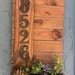 Custom Wooden Address / House Number Sign - Etsy