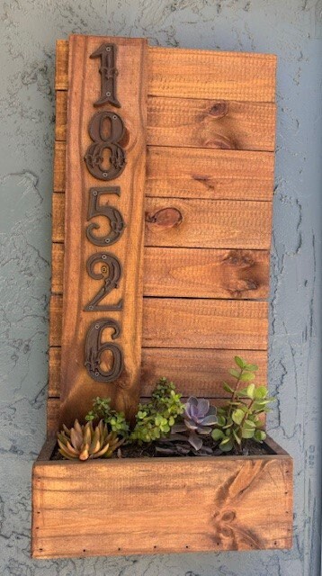 Custom Wooden Address / House Number Sign - Etsy