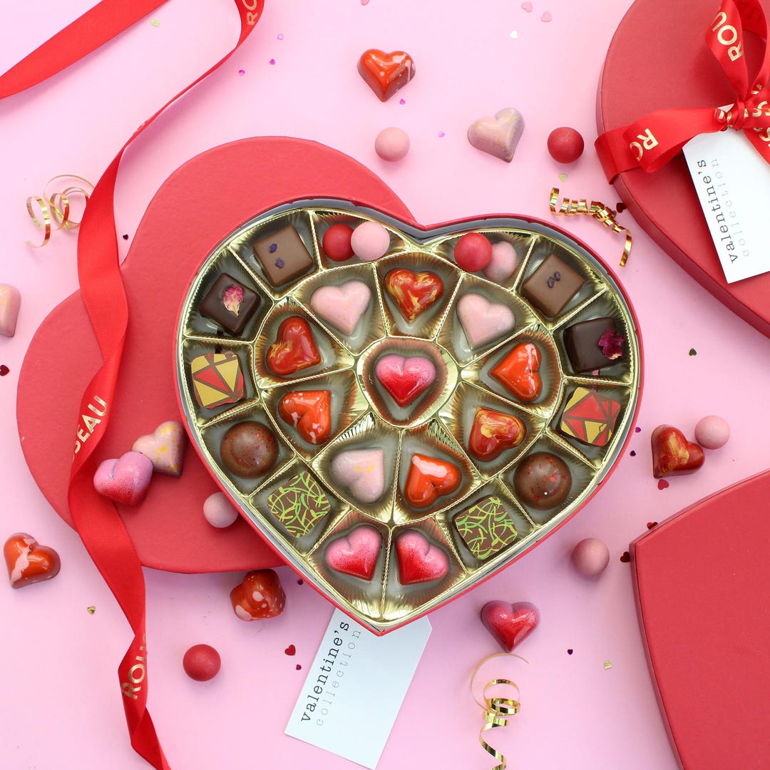 The Deluxe Chocolate Heart Box - Etsy