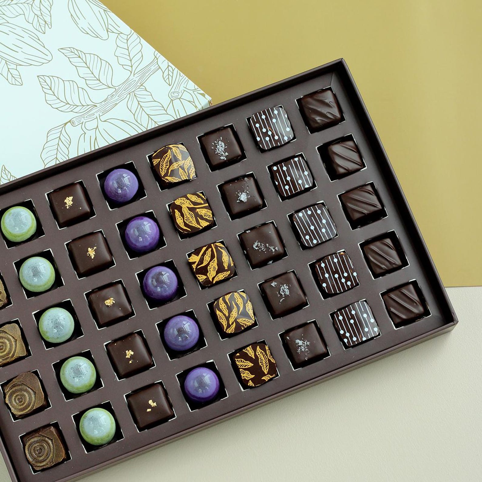 Chocolate Gift Box of 40 - Etsy
