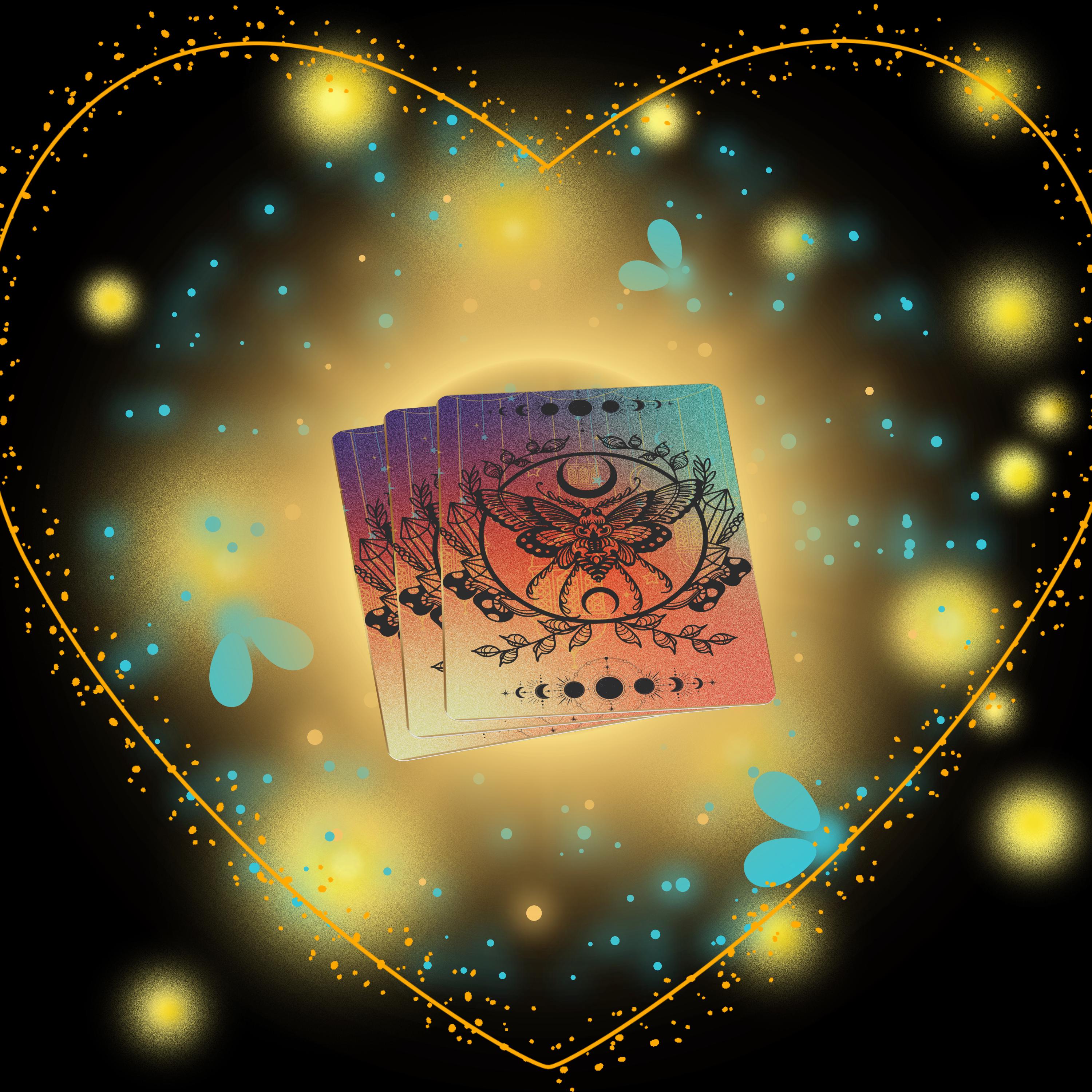 Moth Playing Cards. Collector Design Playing Card Set. 52 Card Deck ...