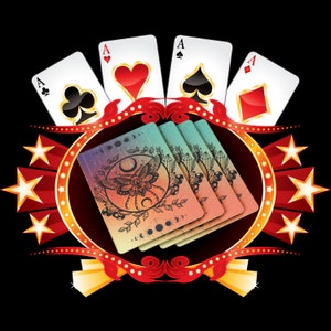 Moth Playing Cards. Collector Design Playing Card Set. 52 Card Deck ...