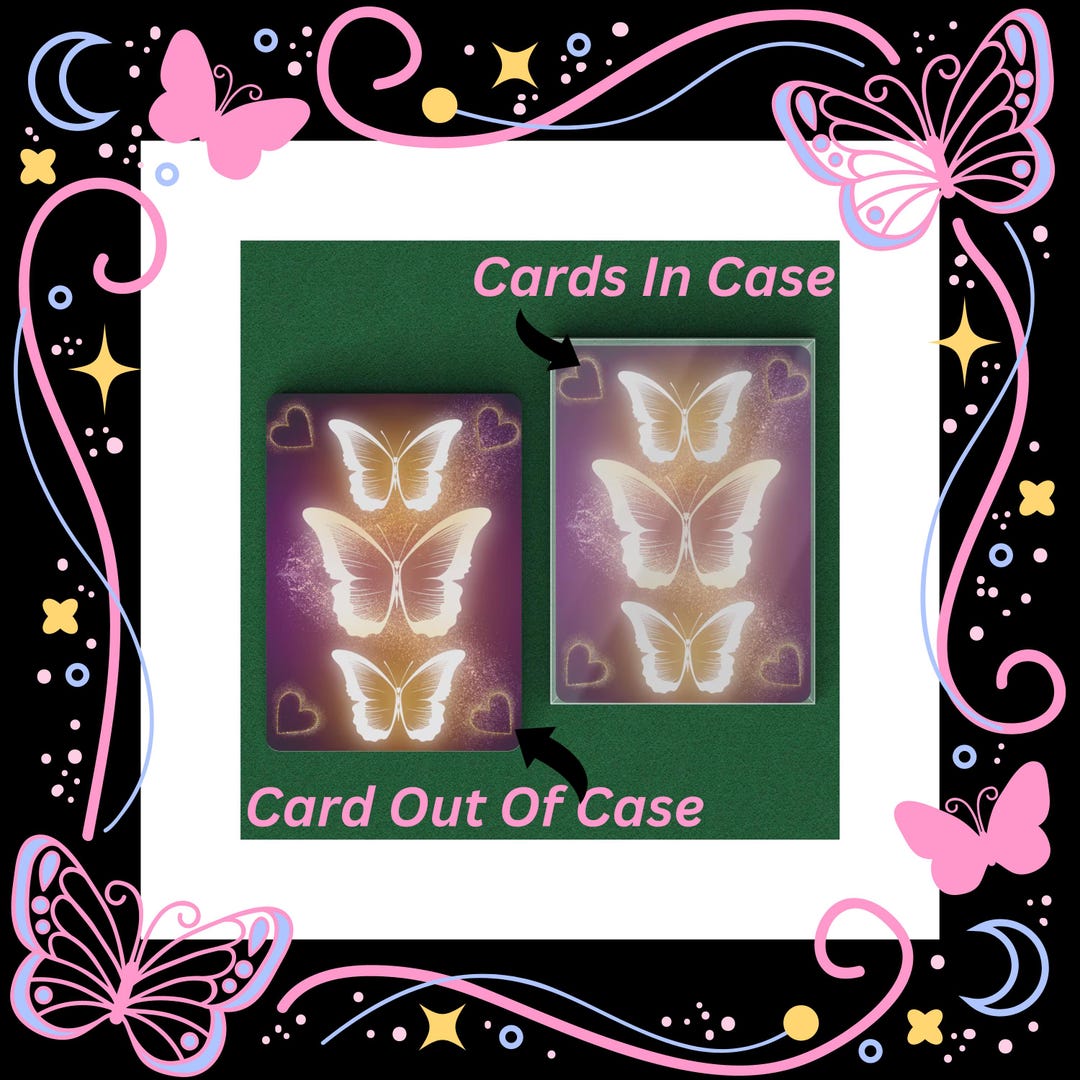 Vibrant Butterfly Playing Cards for Game Night and Poker Night. Great ...