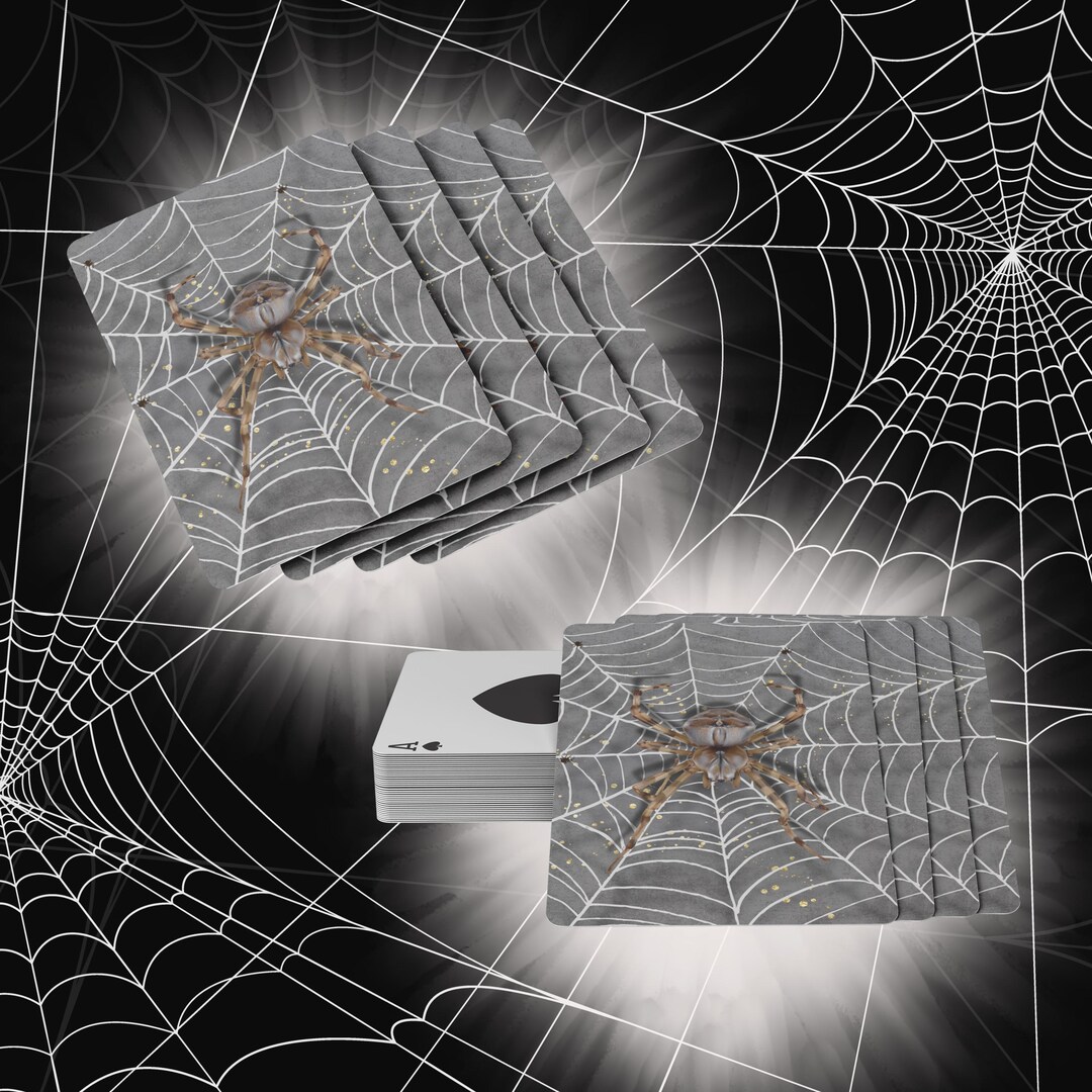 Spider Playing Cards: Creepy Poker Night Deck - Etsy