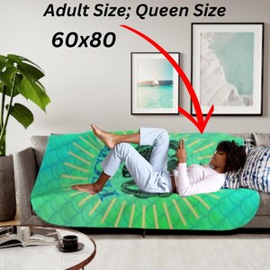 Pisces Sherpa Blanket, Two Colors & 3 Sizes-30x40-toddler Size, 50x60 ...