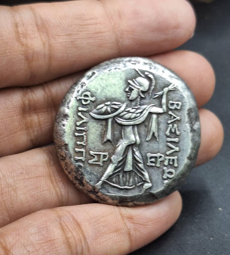 Ancient Ancient Greeks Sea Eagle Standing Facing, Wings Spread, Greek ...