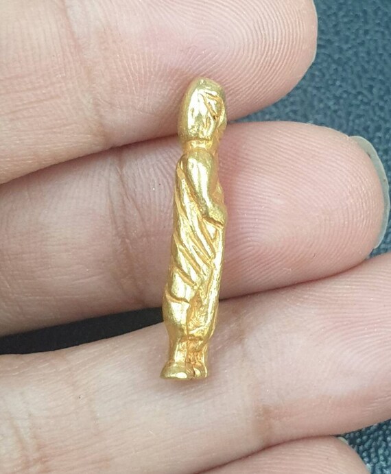 Antique Genuine Solid 22K Gold Sacred Pyu Monk Bead … - Gem