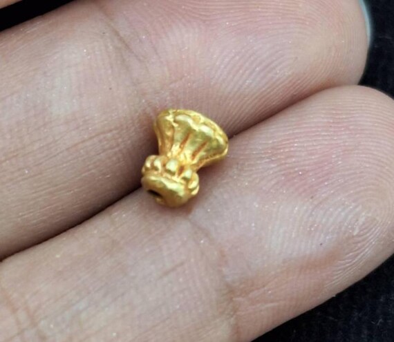 Antique Genuine Solid 22K Gold Lovely Miniature Flowe… - Gem