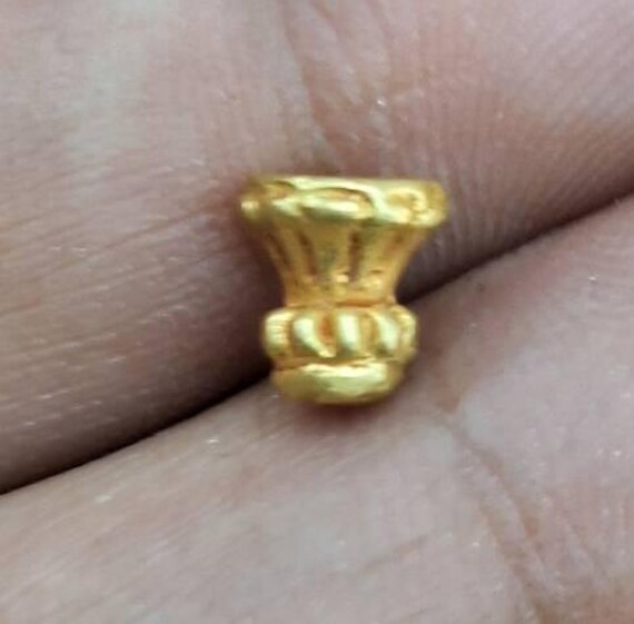Antique Genuine Solid 22K Gold Lovely Miniature Flowe… - Gem