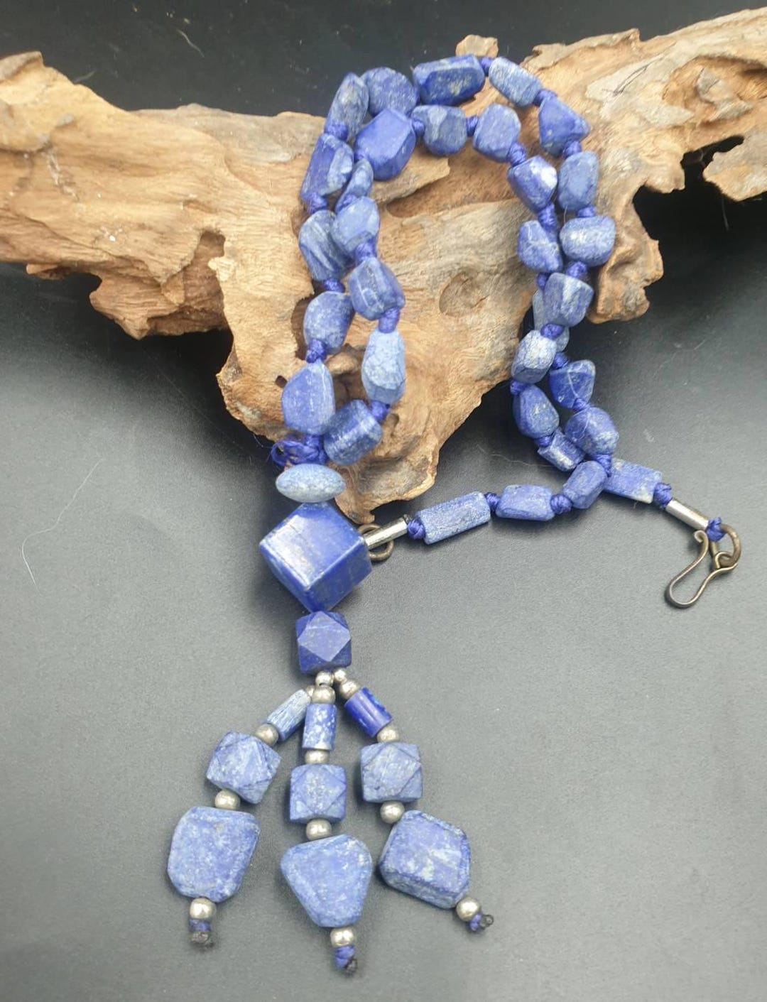 Antique Old Egyptian Natural Old Lapis Dice & Nugget Shape Beads ...