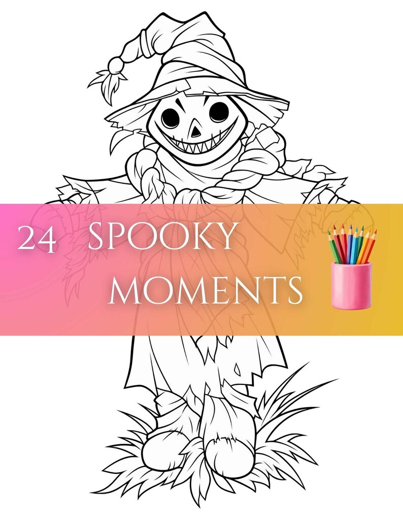 24 Fun Halloween Printable Coloring Pages, Halloween Party Activity ...