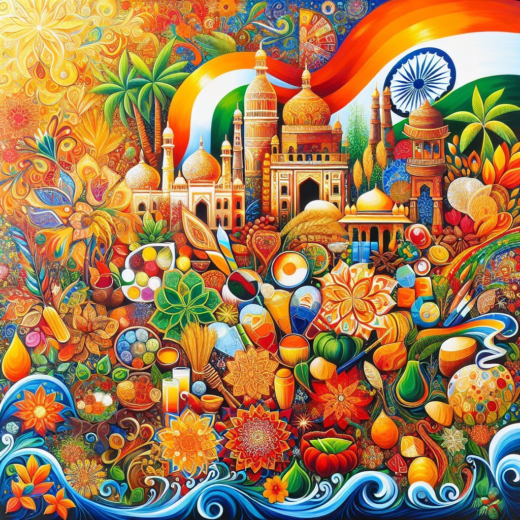 Indian Folk Art. Set Indian Print Download. - Etsy Canada