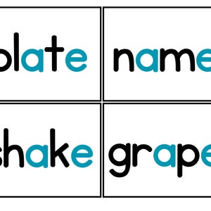 Long 'a' Flash Cards, Phonics, Classroom Printable Resources ...