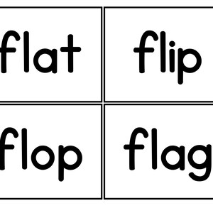 CCVC Words Flash Cards, Phonics, Classroom Printable Resources ...