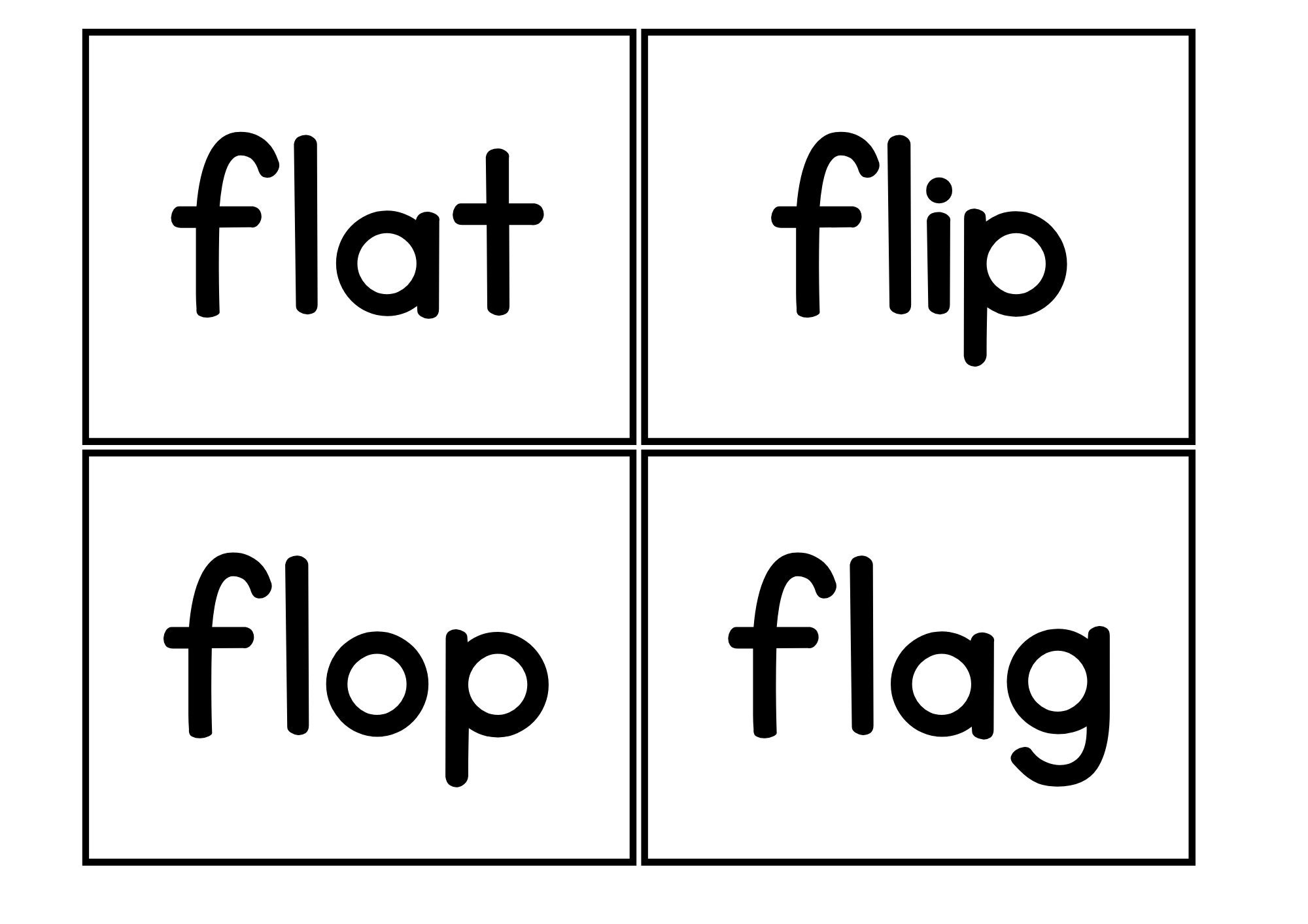 CCVC Words Flash Cards, Phonics, Classroom Printable Resources ...