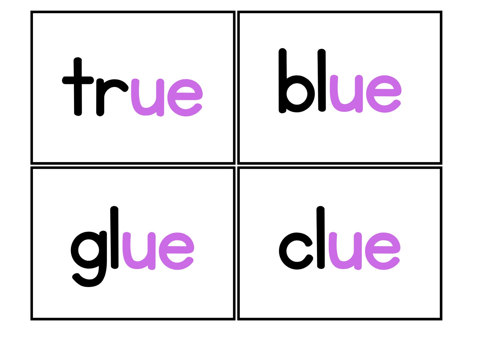 Vowel Digraph Flash Cards, Diphthongs, Phonics, Classroom Printable ...