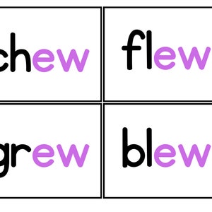 Vowel Digraph Flash Cards, Diphthongs, Phonics, Classroom Printable ...