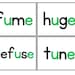 Long 'u' Flash Cards, Phonics, Classroom Printable Resources ...