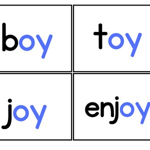 Vowel Digraph Flash Cards, Diphthongs, Phonics, Classroom Printable ...