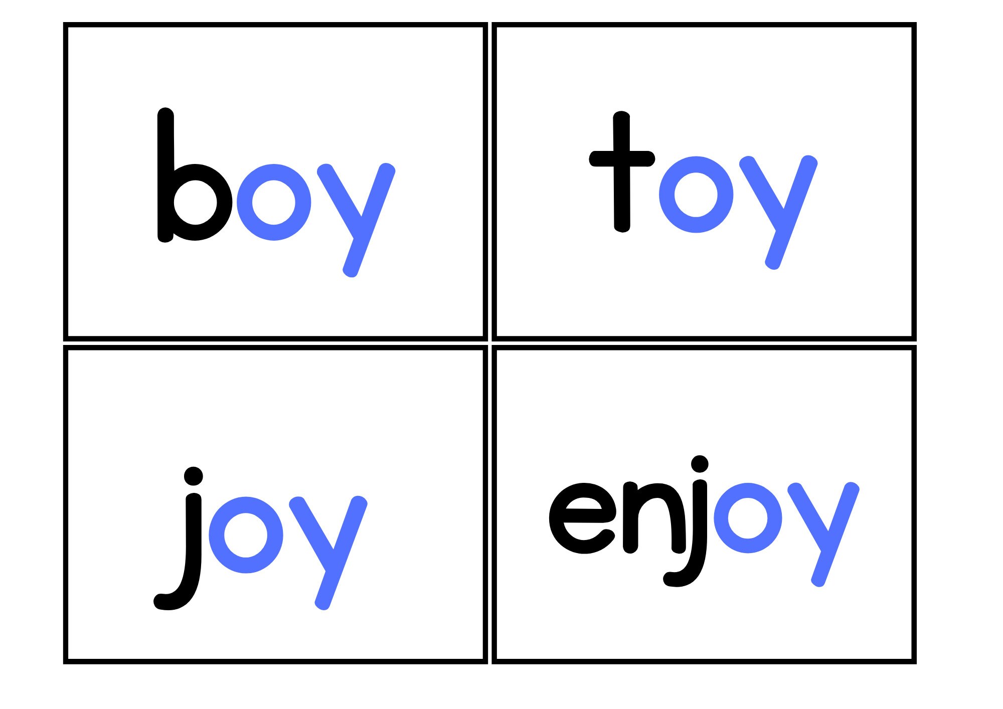 Vowel Digraph Flash Cards, Diphthongs, Phonics, Classroom Printable ...