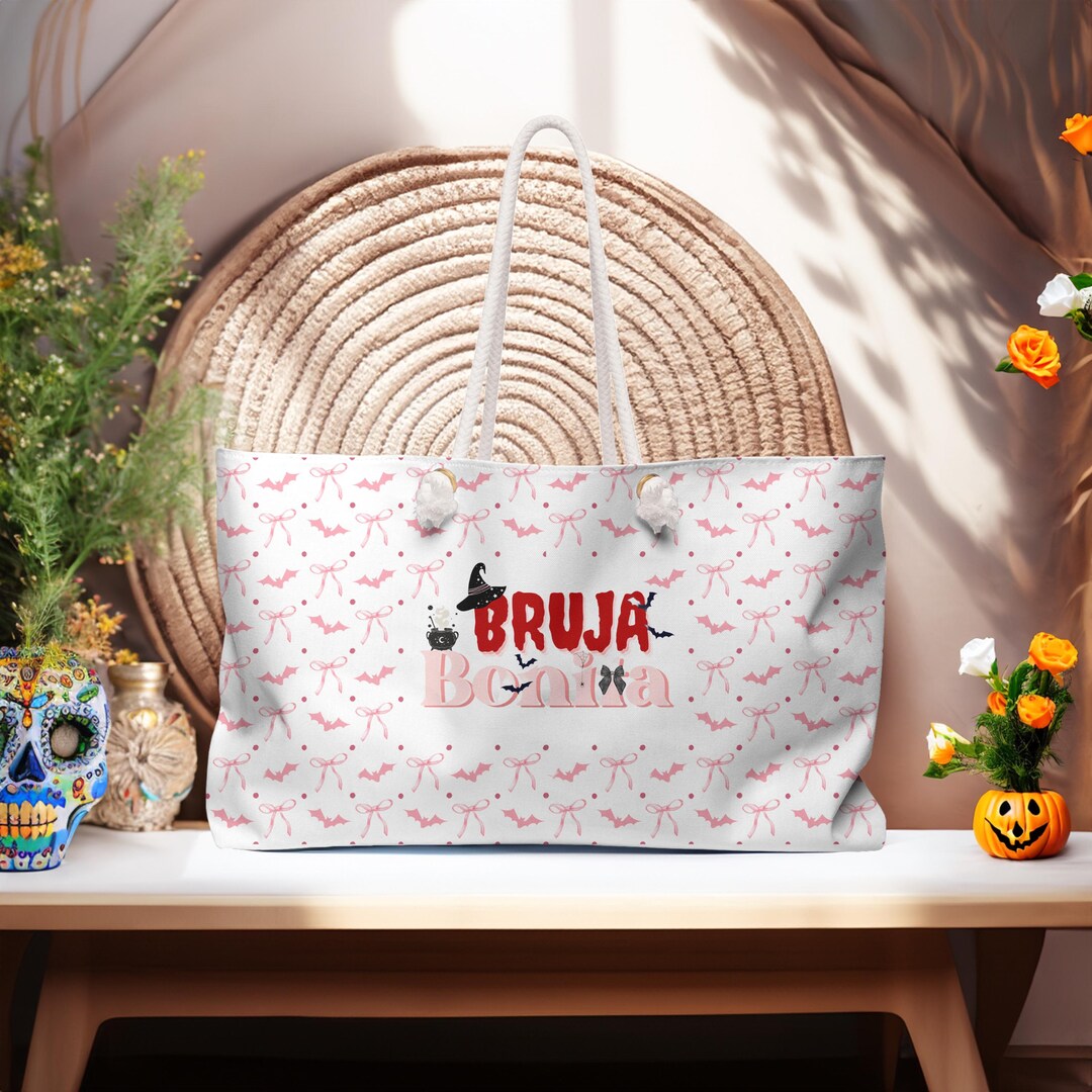 Coquette Bruja Bonita Spooky Weekender Tote Bag Cute Spanish Witch ...
