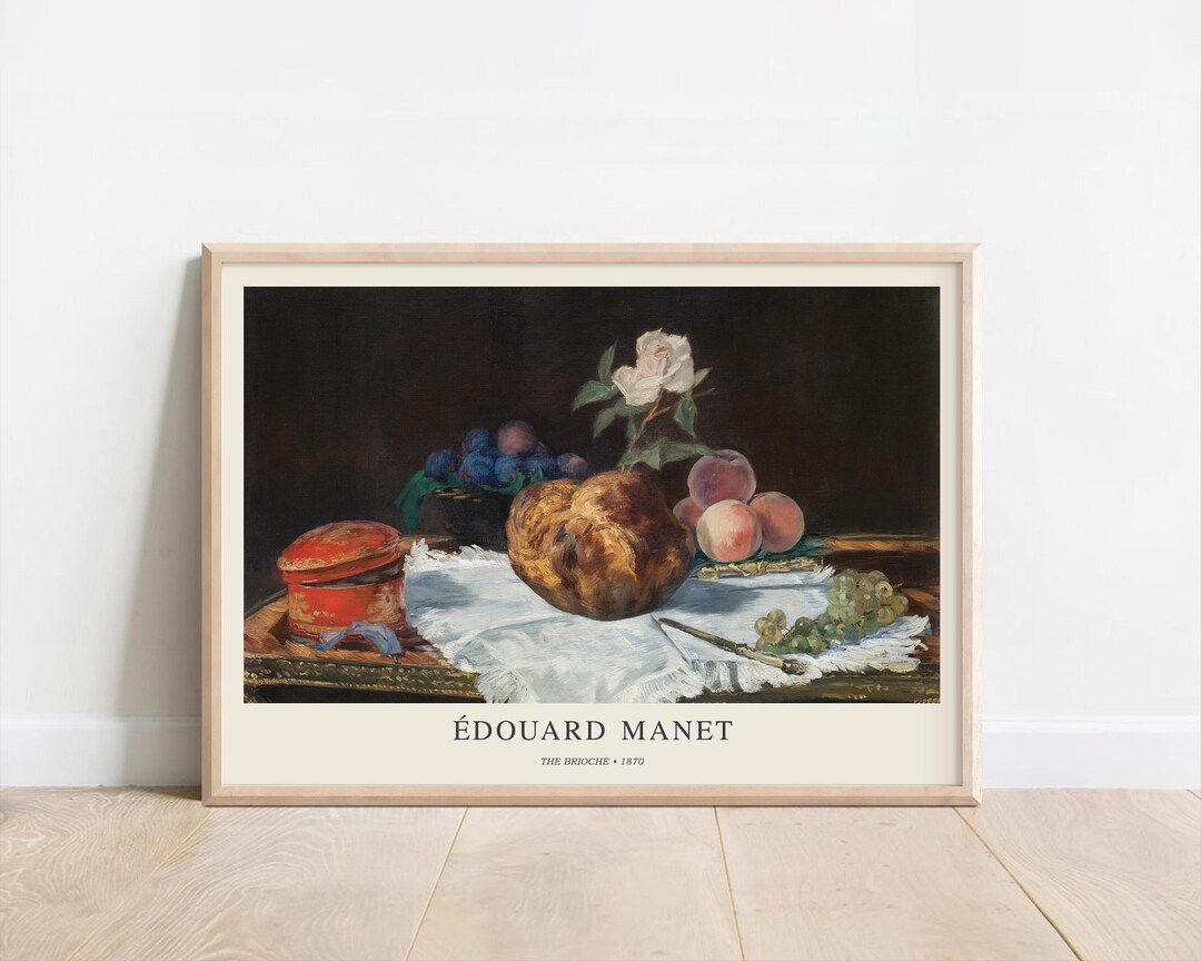 Édouard Manet Print / the Brioche (1870) / Painting / Artwork / Wall ...