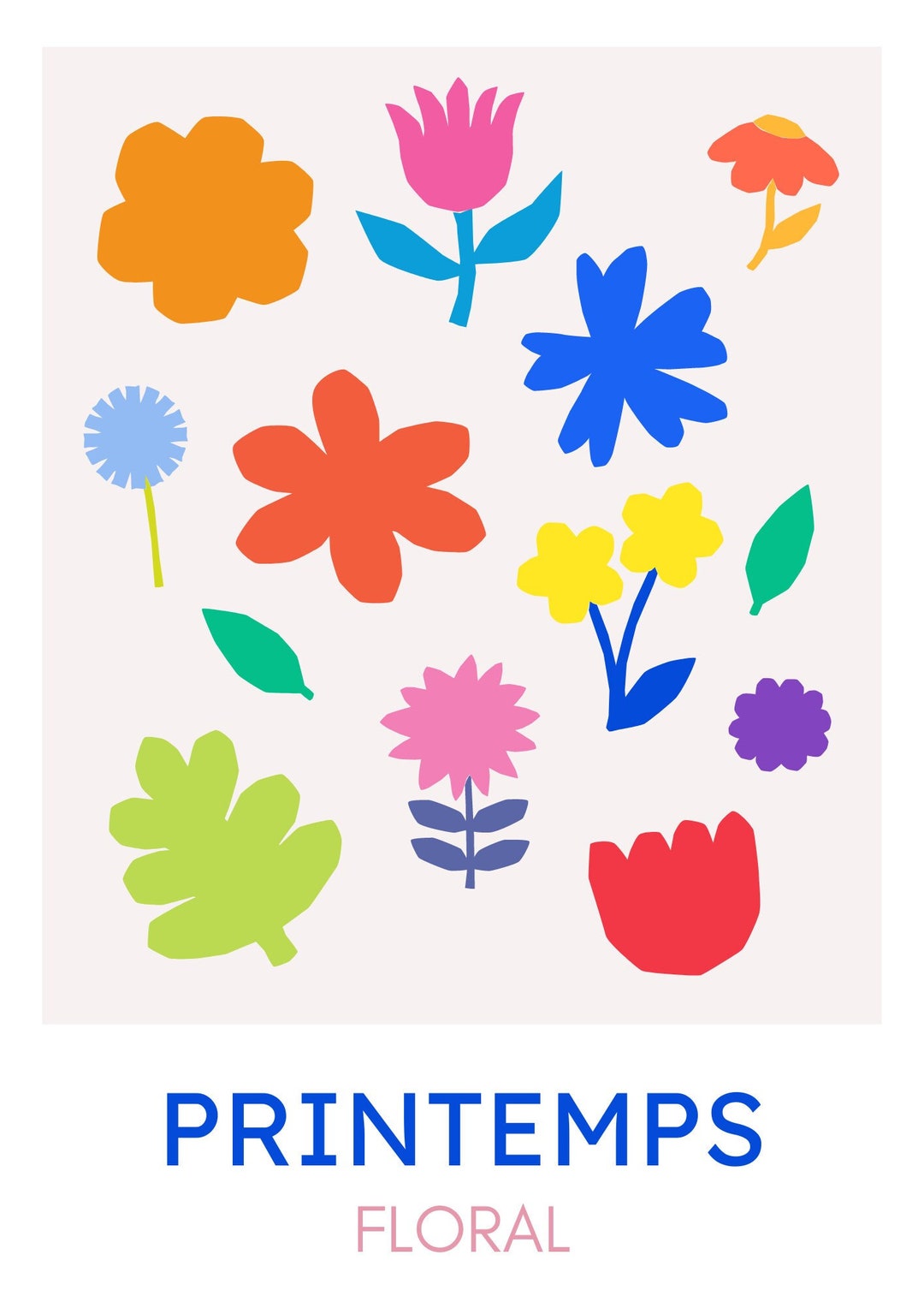 Spring Decorative Poster - Etsy
