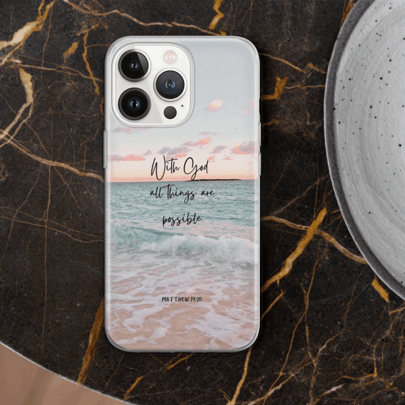 Bible Verses Phone Case Christianity Cover Fit Iphone 15 14 13 12 11