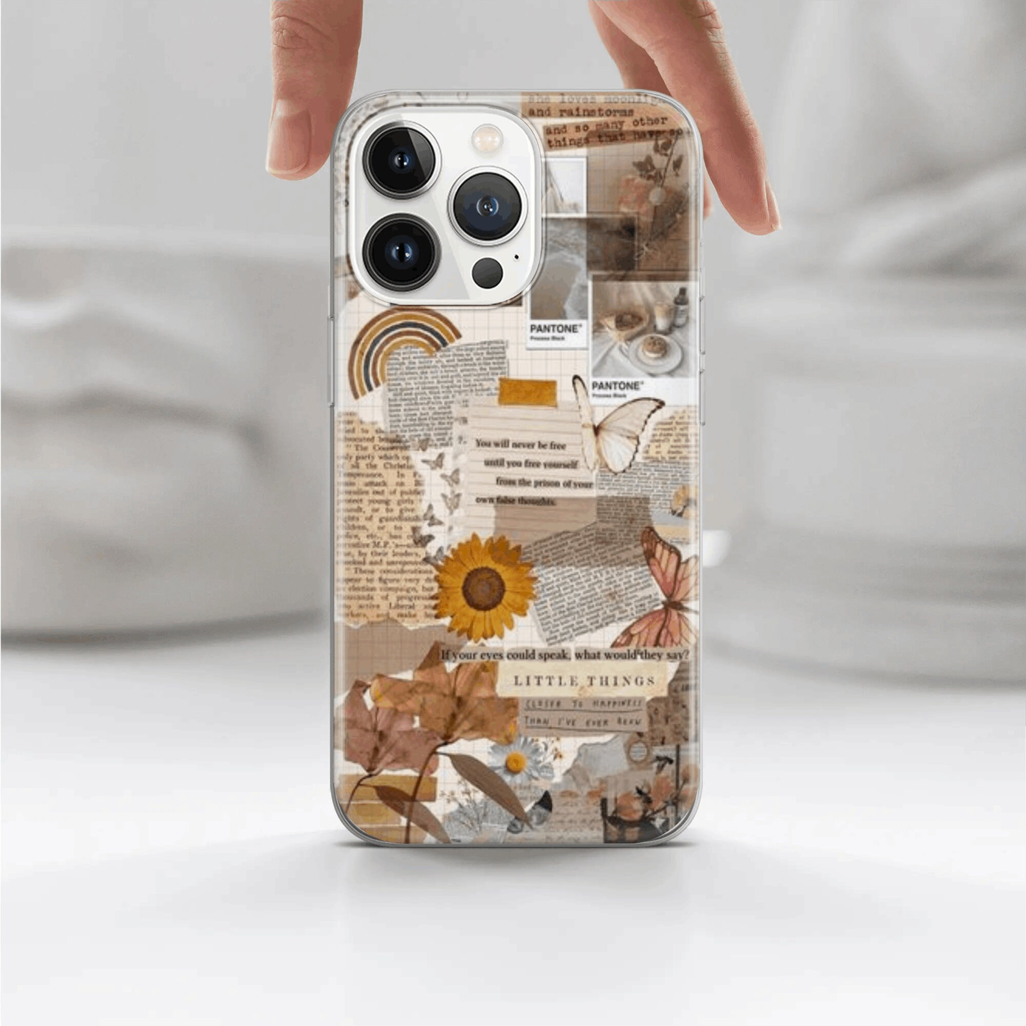 Coquette Collage Phone Case, Preppy and Cute Aesthetic, iPhone 15 14 13 ...