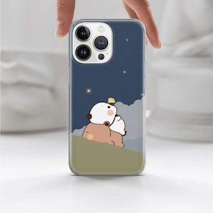 Bubu and Dudu Bear Panda Phone Case, Aesthetic Cover iPhone 17 16 15 14 ...