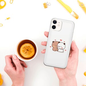 Bubu and Dudu Bear Panda Phone Case, Aesthetic Cover iPhone 17 16 15 14 ...