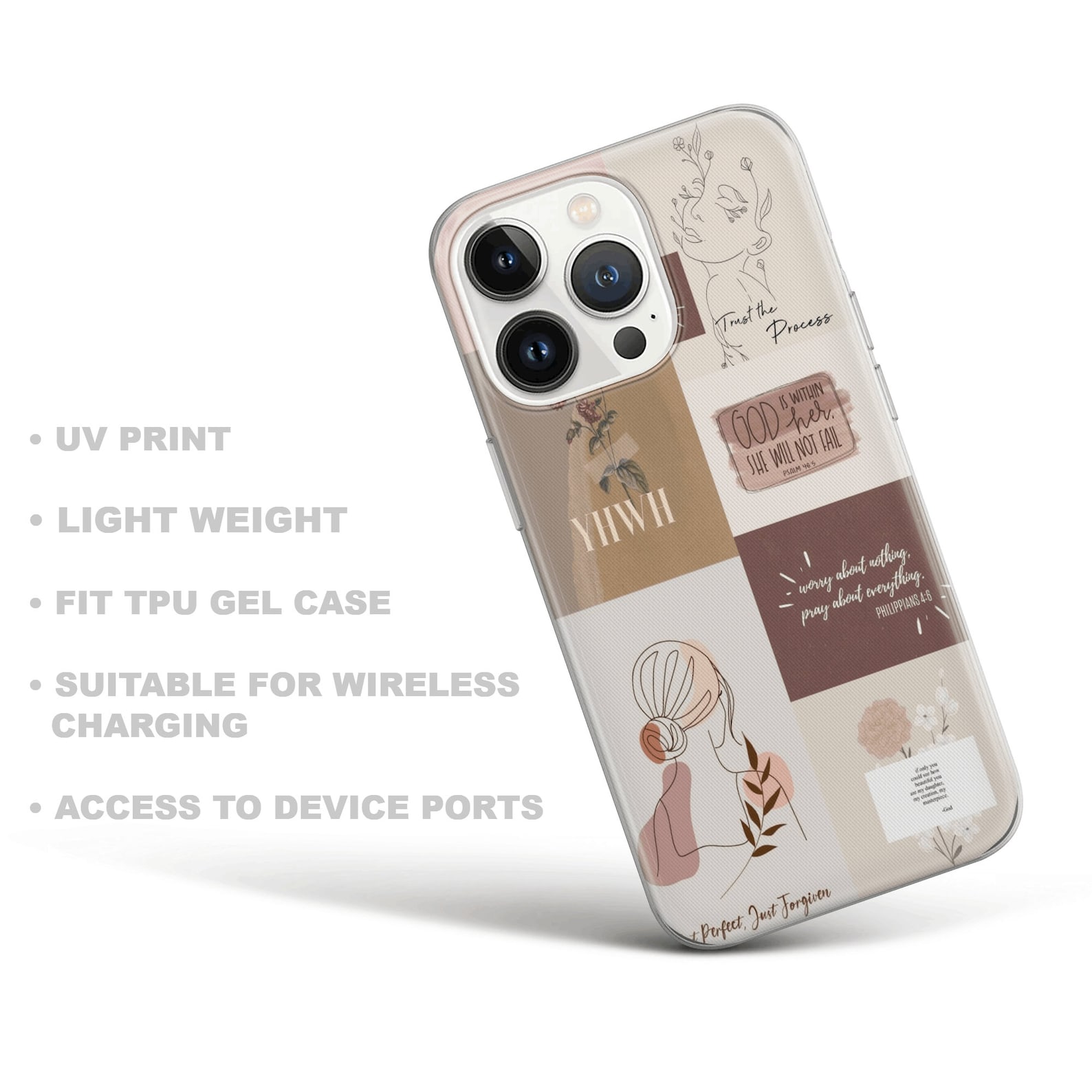 Christian Bible Verse Phone Case – Scripture Gift for iPhone Samsung ...