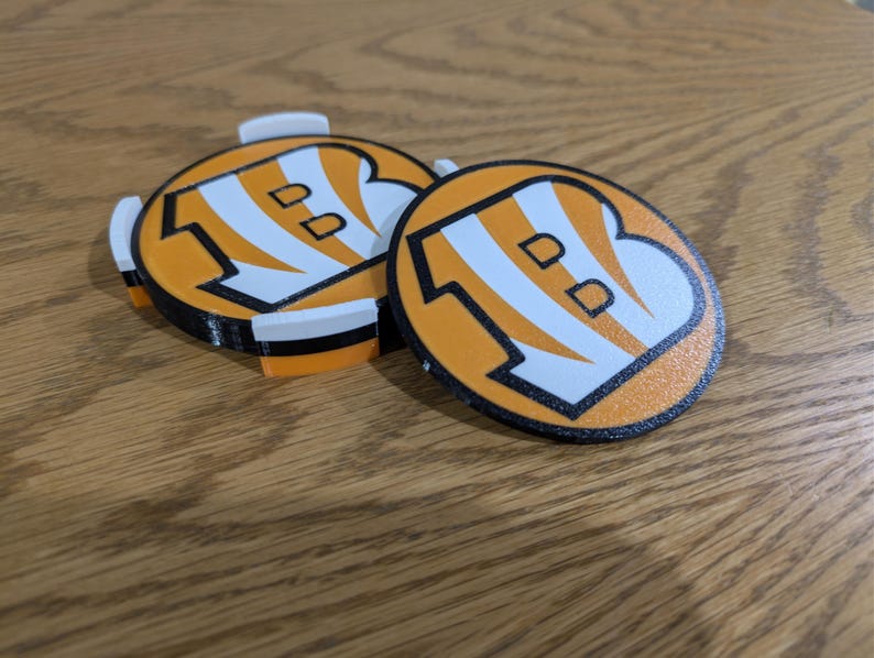 Custom Made Cincinnati Football Team Coasters With Holder. - Etsy