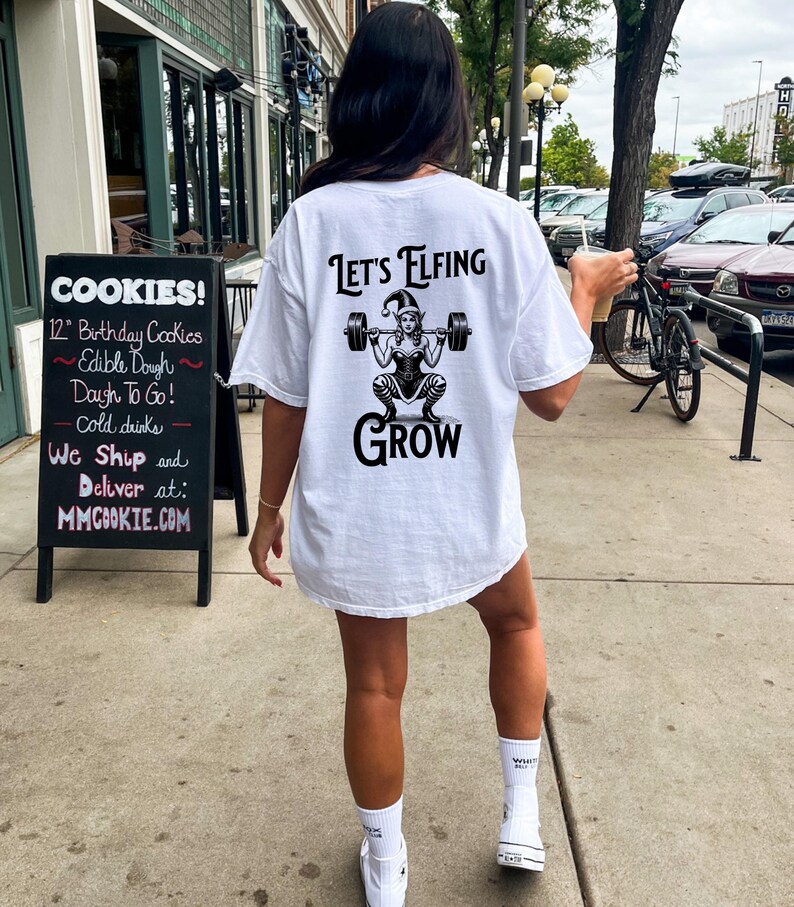 Gym Pump Cover Lets Elfing Grow Gym Shirt Womens Lifting Tshirt Power ...